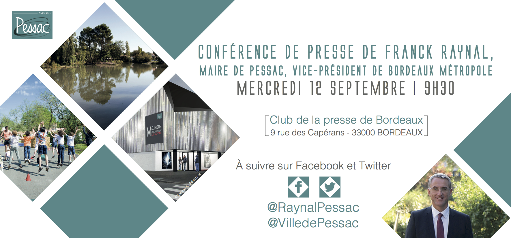 > Conférence de presse de rentrée de la mairie de Pessac - à 9h30 au ...