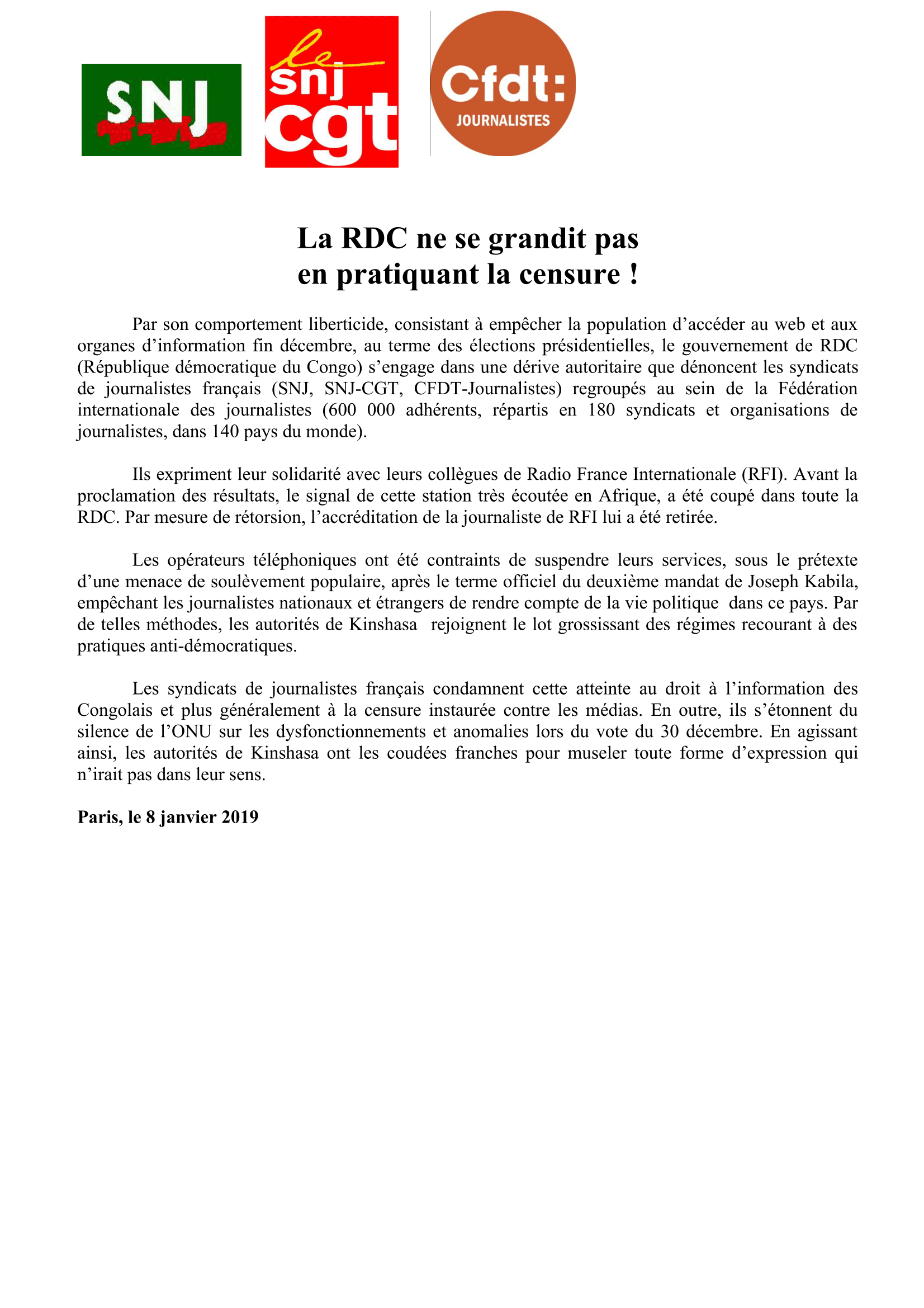 PDF Communiqué de presse CBR - Inter - France PDF Télécharger Download