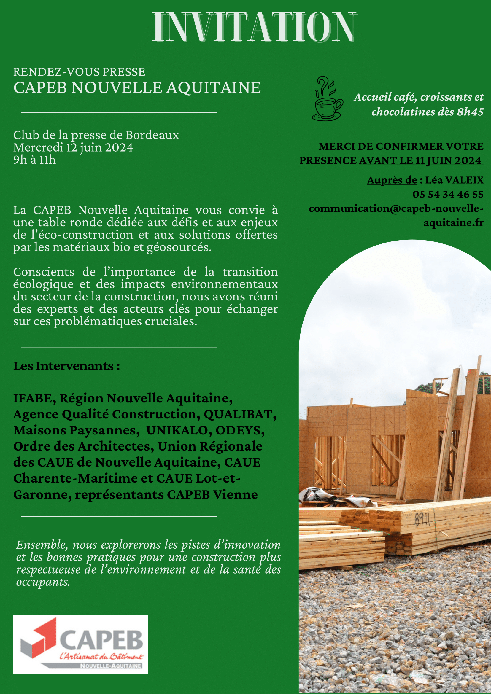 Table-ronde organisée par la CAPEB Nouvelle-Aquitaine : les défis et ...
